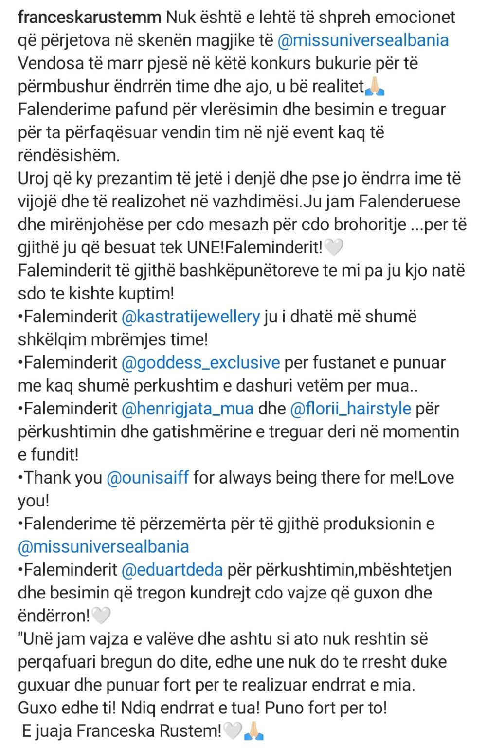 Bukuroshja e Durrësit shpallet “Miss Universe Albania 2024